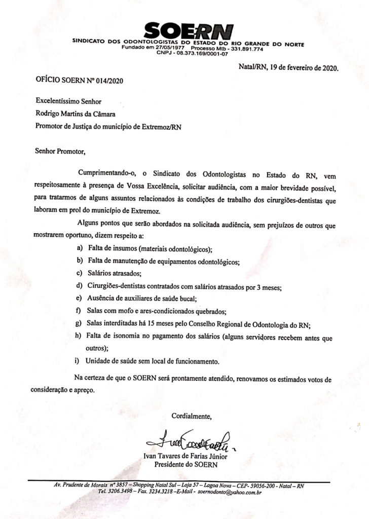 SOERN NA LUTA PELOS DIREITOS EM EXTREMOZ - SOERN